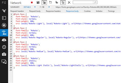 Html IE Does Not Load My Google Font Stack Overflow