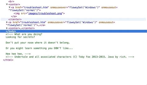 The Bottom Of The Source Code Of Undertale