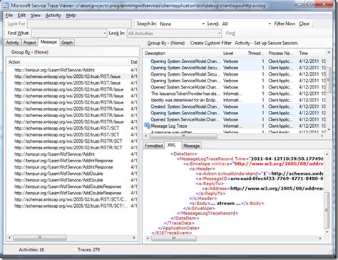 Ibloggable Implemented Wcf Service Trace Viewer Part 2