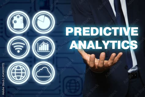Concept Of Predictive Analytics Businessman And Different Virtual