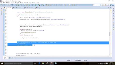 Jcombobox Not Visible Or Not Showing Down Arrow Youtube