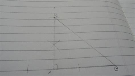 constructing rightangled triangle 5 steps instructables