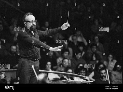 Mme4804537 Rome 1982 Polish Conductor And Composer Krzysztof Penderecki During A Rehearsal