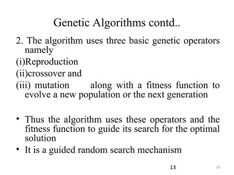 Genetic Algorithms Artificial Intelligence Ppt