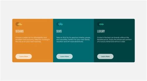 Frontend Mentor Solution 3columns Preview Card Component Coding Challenge Solution