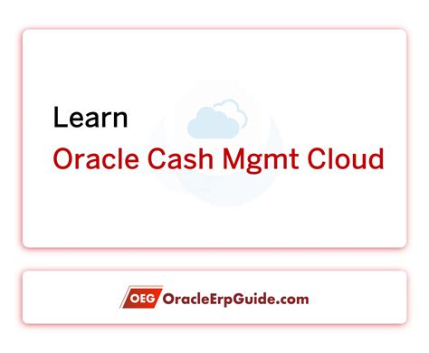 Oracle Cash Management Cloud Portal