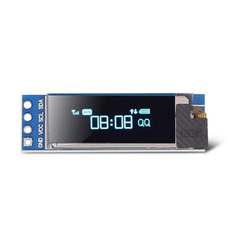 0 91 cm es LCD kijelző IC DIY modul OLED SSD1306 az Anduino 12832 I2C