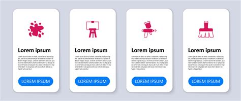 페인트 브러시 스프레이 건 나무 이젤 및 비즈니스 인포그래픽 템플릿입니다 벡터 공란에 대한 스톡 벡터 아트 및 기타 이미지 공란 교육 그런지 이미지 기법 Istock