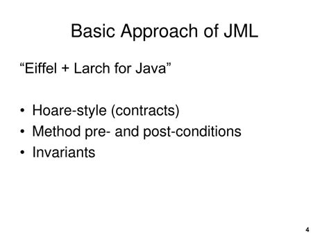 PPT The Java Modeling Language PowerPoint Presentation Free Download ID