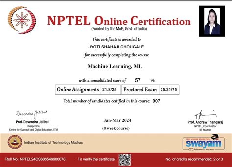 jyoti chougale on linkedin machinelearning datascience nptel