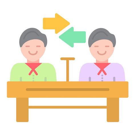 Premium Vector Mediator Flat Illustration