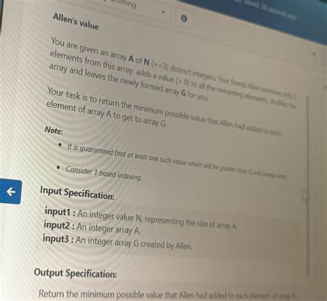 Solved You Are Given An Array A Of N3 Distinct Integers