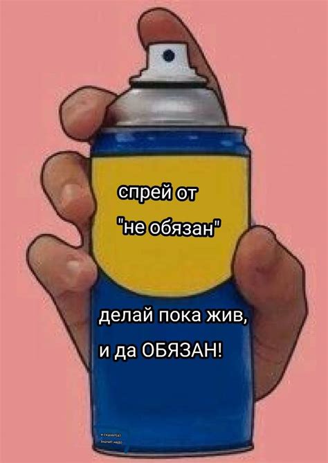 Спрей от "не обязан" | Спрей, Забавные факты, Шутки