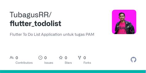 GitHub TubagusRR Flutter Todolist Flutter To Do List Application Untuk Tugas PAM