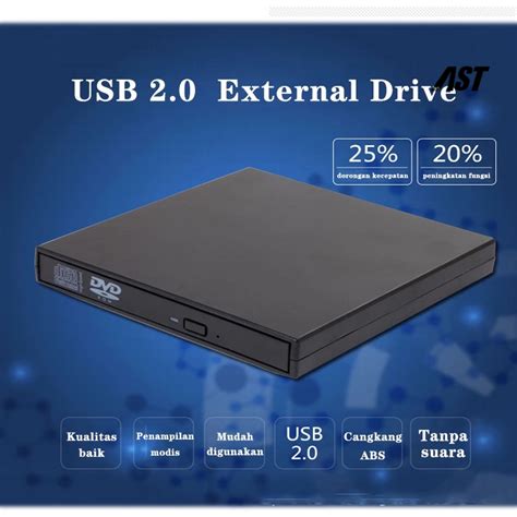 Jual Laptop Cd Rom Drive External Dapat Membaca Drive Dvd Cd Vcd Tidak