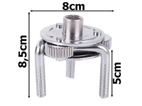 Oil Filter Spanner Triple Arm Oil Filter Spanner 70mm 135mm Filters