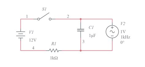 Capacitor Circuit Multisim Live