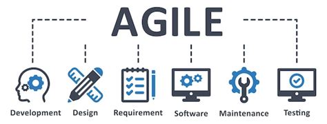 Premium Vector Agile Infographic Template Design With Icons Vector
