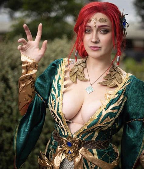 Triss Merigold Cosplay Witcher Cosplay Woman Triss Merigold