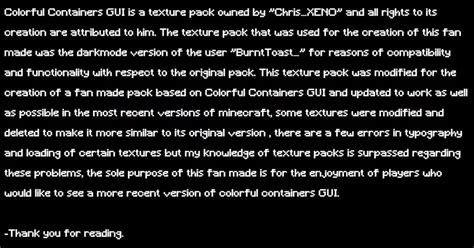 New Gui Color Optifine Required Minecraft Texture Pack