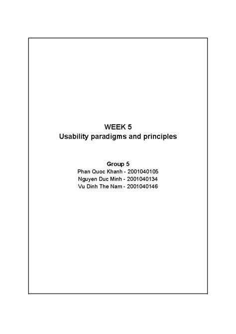 Hci Presentation About Design Principle Usability Paradigms And
