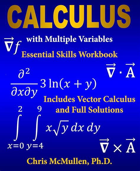 Amazon Calculus With Multiple Variables Essential Skills Workbook