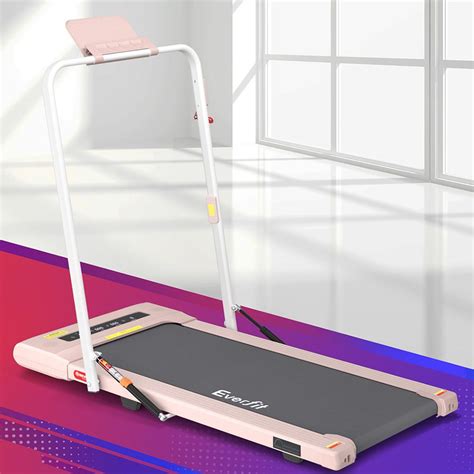 Treadmill Electric Walking Pad 400mm Pink Healthy Living Hub