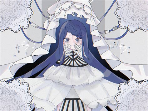 Safebooru 1girl Ado Utaite Blue Eyes Blue Hair Braid Bridal Veil