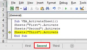 Excel Vba Worksheet Activate Event Not Firing
