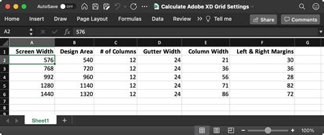 Adobe XD How To Easily Calculate Layout Grid Settings