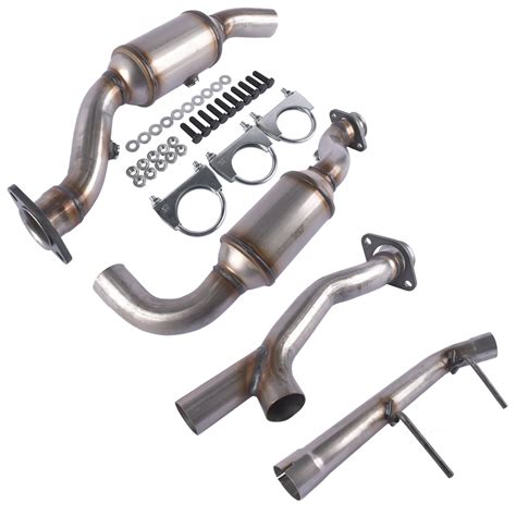 Mustrod For 2015 2018 Ford F 150 35l V6 Catalytic Converter Set Left
