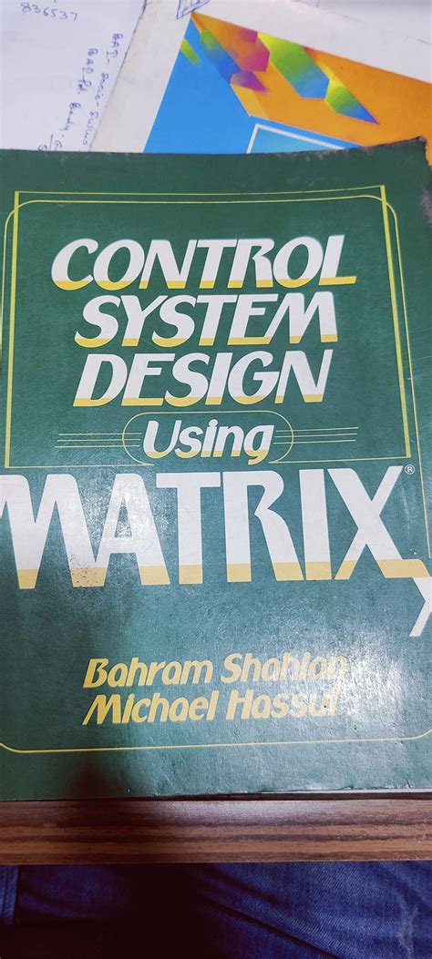 Buy Computer Aided Control Systems Design Using Matrix X Book Online At