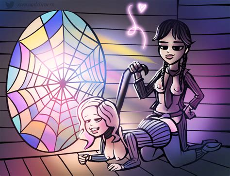 Rule 34 2girls Artist Request Emma Myers Enid Sinclair Female Only