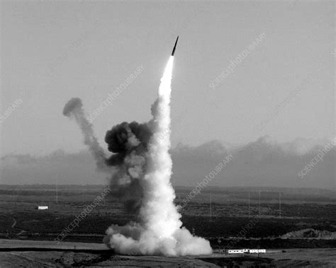 Minuteman Nuclear Missile Launch 1980 Stock Image C0284097