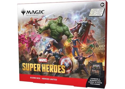 Magic The Gathering Marvel Super Heroes Scene Box Hereos United Us