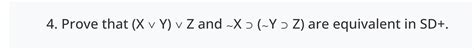 Solved Prove That XY Z And YZ Are Equivalent In Chegg Com