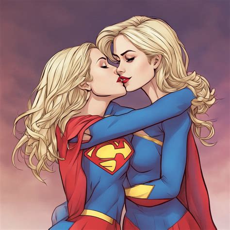 Super Girl Kiss Lesbian Supergirl By Heroesfan1983 On Deviantart