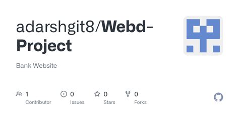 Github Adarshgit Webd Project Bank Website