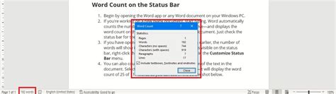 How To Do A Word Count In Microsoft Word