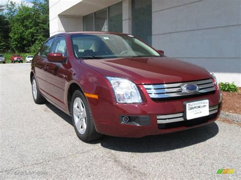 2007 Merlot Metallic Ford Fusion Se V6 12728313 Car