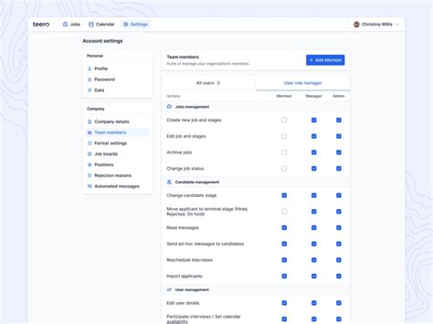 User role management by Eugen Eşanu on Dribbble