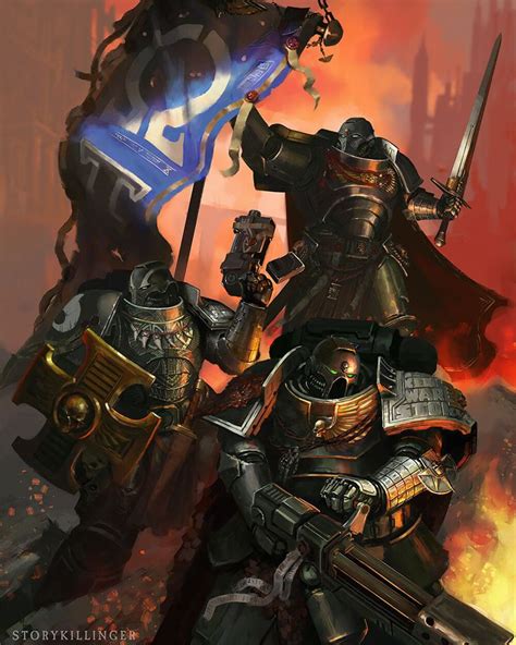 Deathwatch Squad Art By Stefan Ristić 40k Gallery Warrant Of