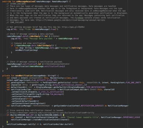 Using Fcm To Create Android Push Notification Kotlin