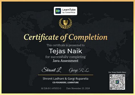 Tejas Naik On Linkedin Successfully Completed The Java Assessment 🥳