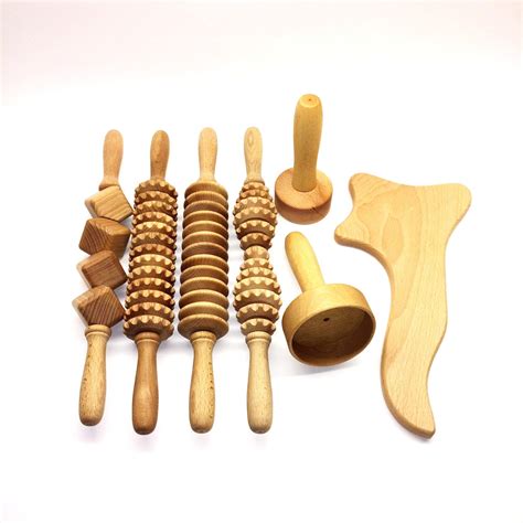 Wooden Massage Set Max Wood Therapy Kit Wooden Massage Cups Etsy