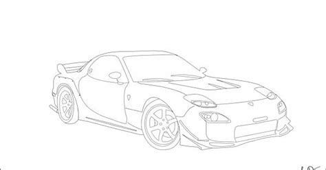 Mazda Rx 7 Illustrator Trace Imgur
