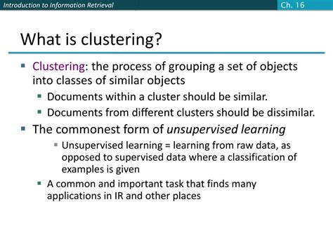 Ppt Modified From Stanford Cs276 Slides Chap 16 Clustering