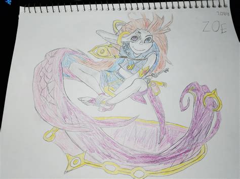 Tried Drawing Zoe Rzoemains