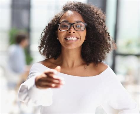 Premium Photo Portrait Of A Young Attractive African American Woman