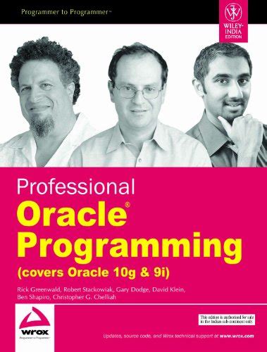 Buy Professional Oracle Programming Covers Oracle 10g Book Online At Low Prices In India